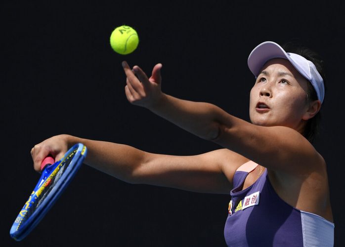 Mon. 8:55 a.m.: Peng Shuai emerges at Olympics, gives controlled ...